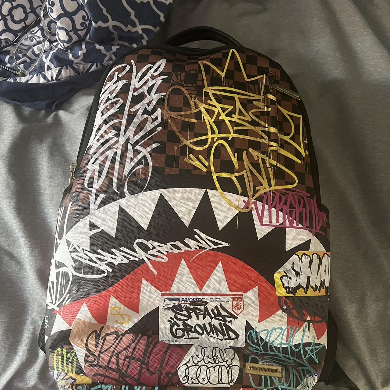 limited edition “tagged up” sprayground backpack and... - Depop