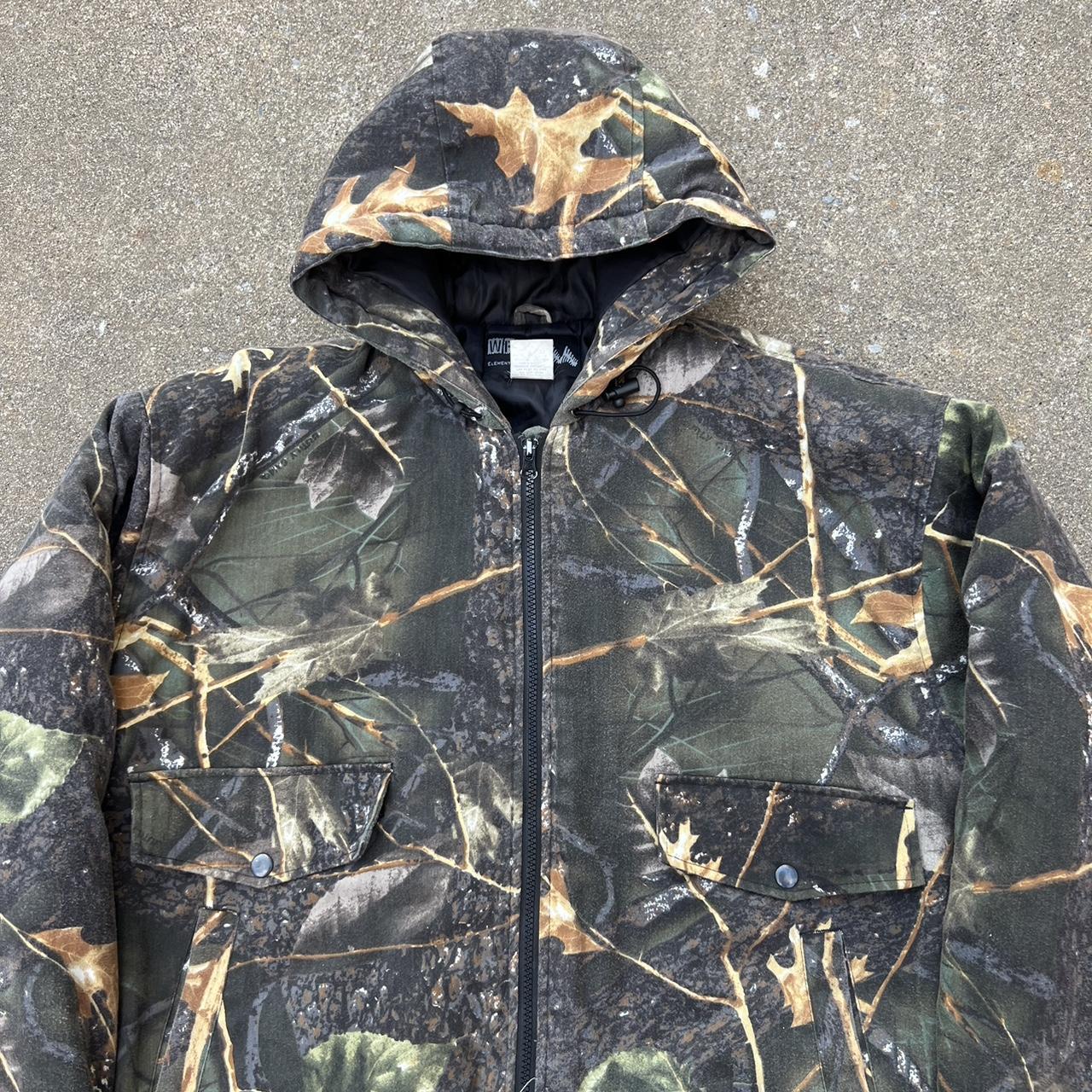 Vintage real tree camo bomber jacket . . . Sz L Pit... - Depop