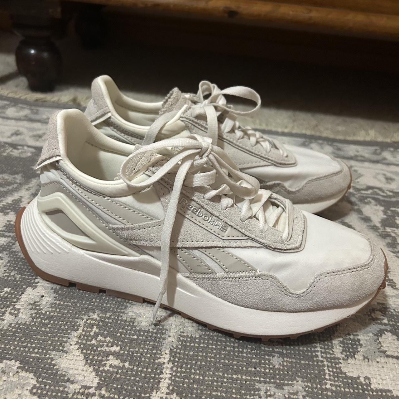 reebok sneakers really comfy and cute just a teeny... - Depop