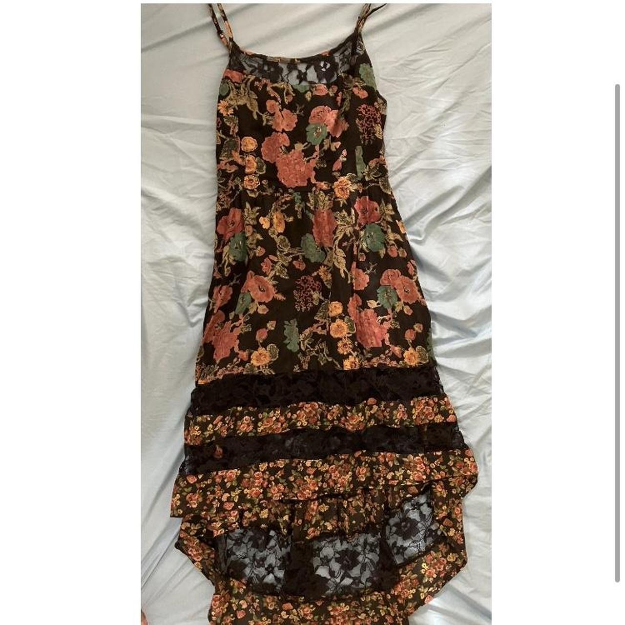 American Rag Cie brand Size xs High low floral... - Depop