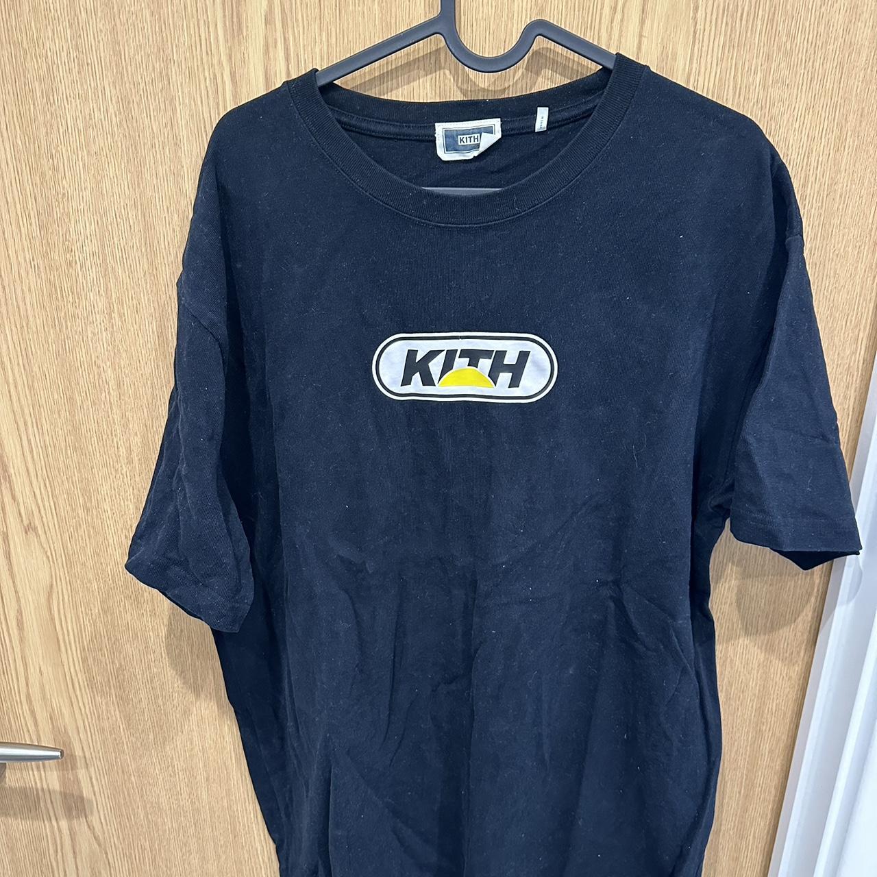 Black Kith Logo Tee - Depop