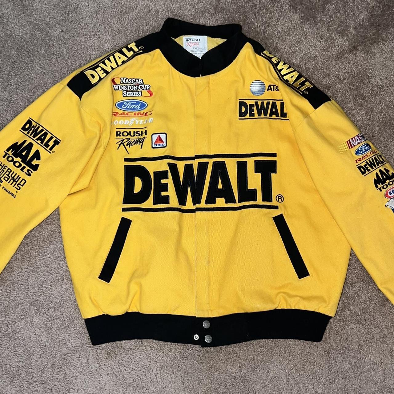 Vintage NASCAR Jacket Roush Racing Matt Kenseth... - Depop