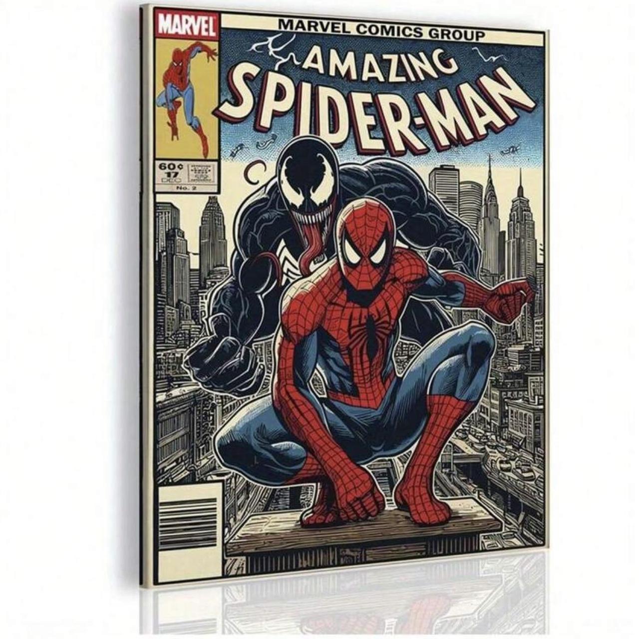 Marvel Spider-Man comic book art print #SpiderMan... - Depop