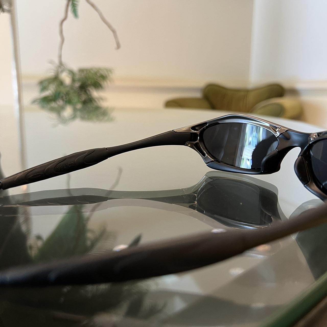 Oakley Splice Vintage Sunglasses Metal frame Polarized - Depop