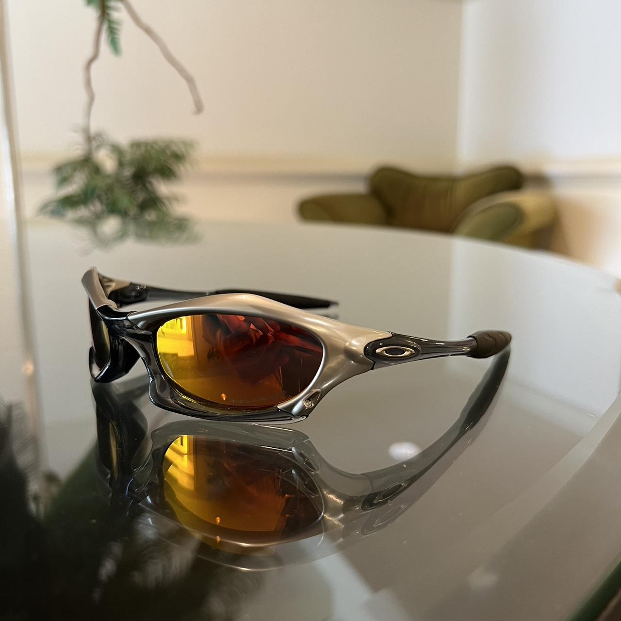 Authentic Oakley Splice Vintage Sunglasses Metal... - Depop