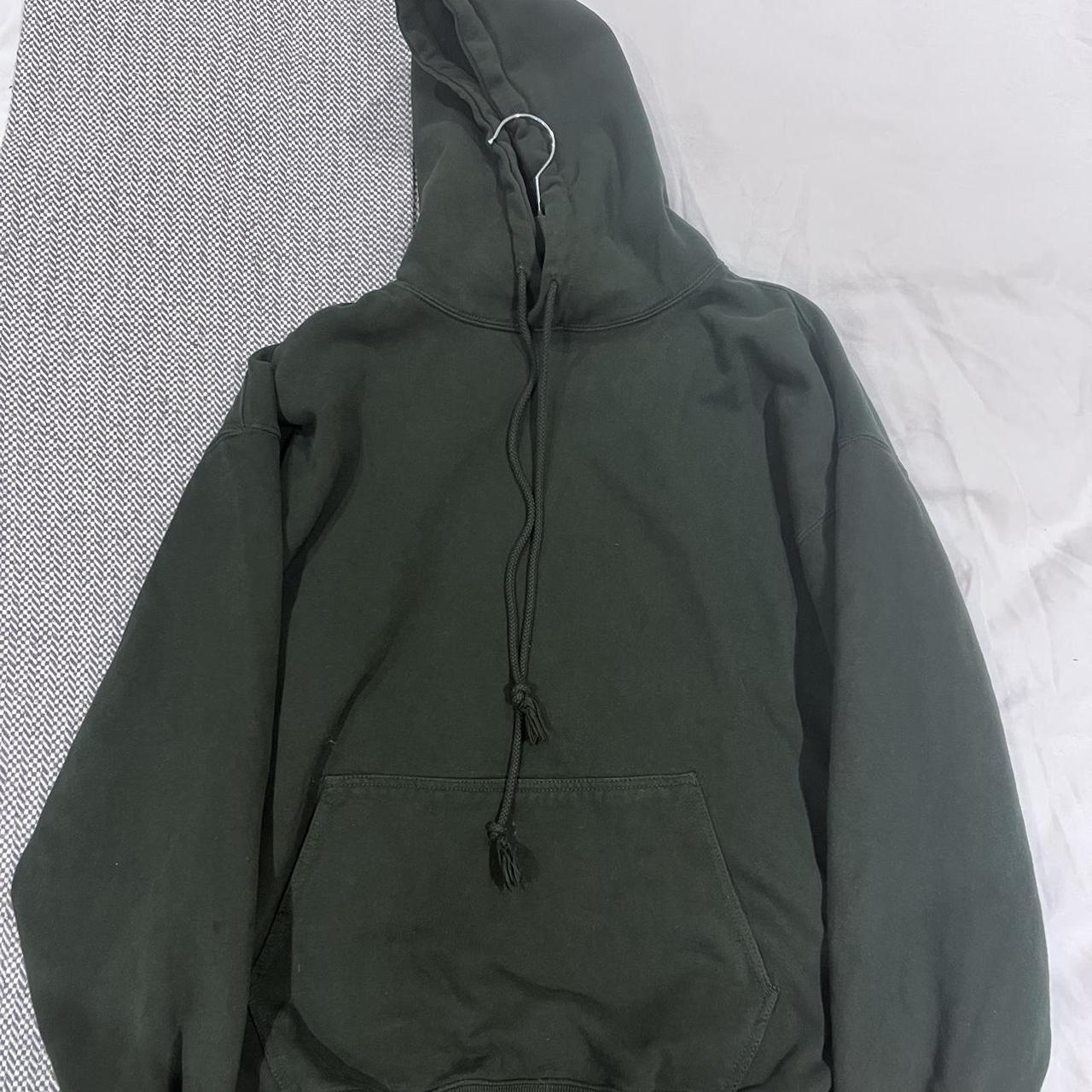 Brandy Melville green hoodie - Depop