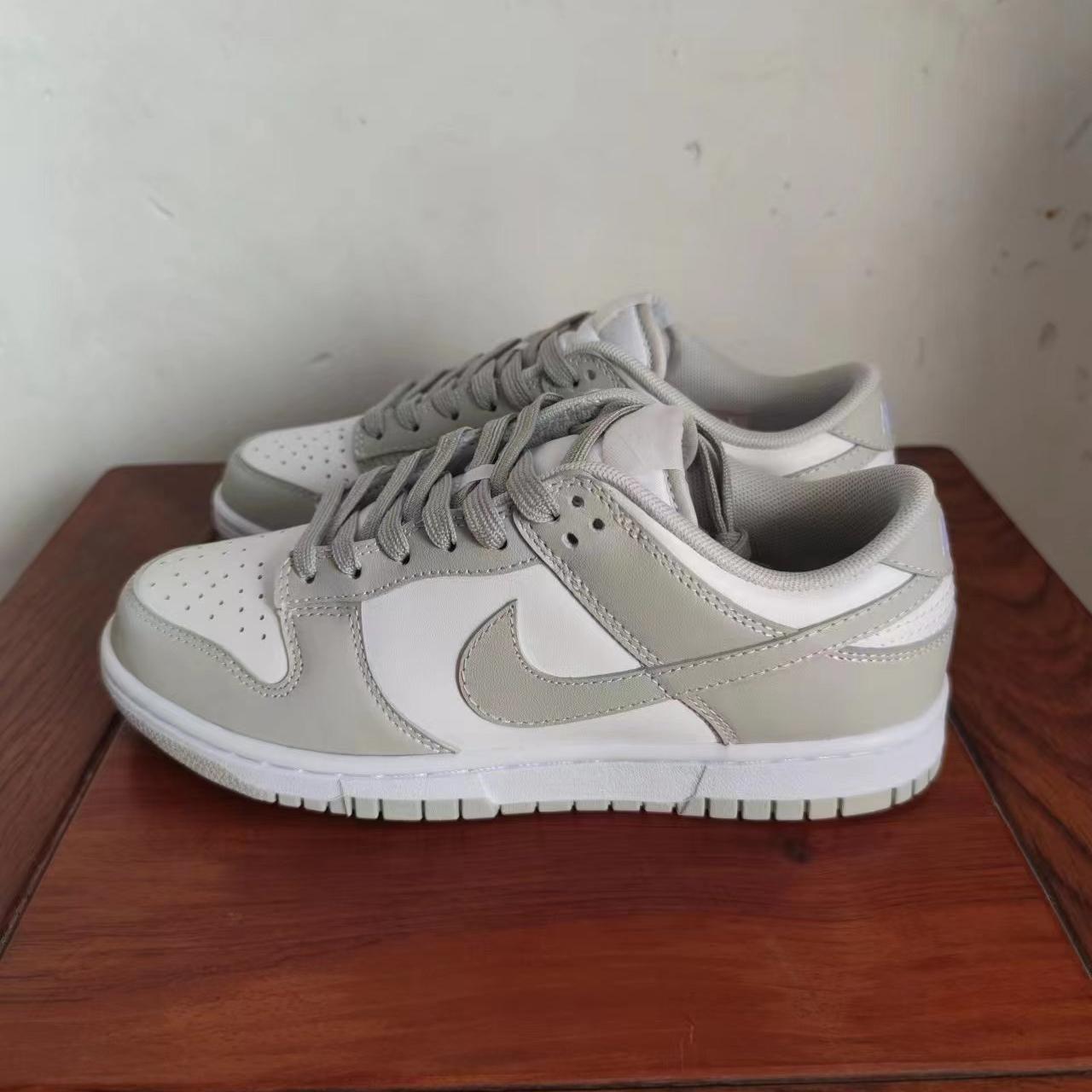 Women's Nike Dunk Low Grey Fog Women's Size... - Depop