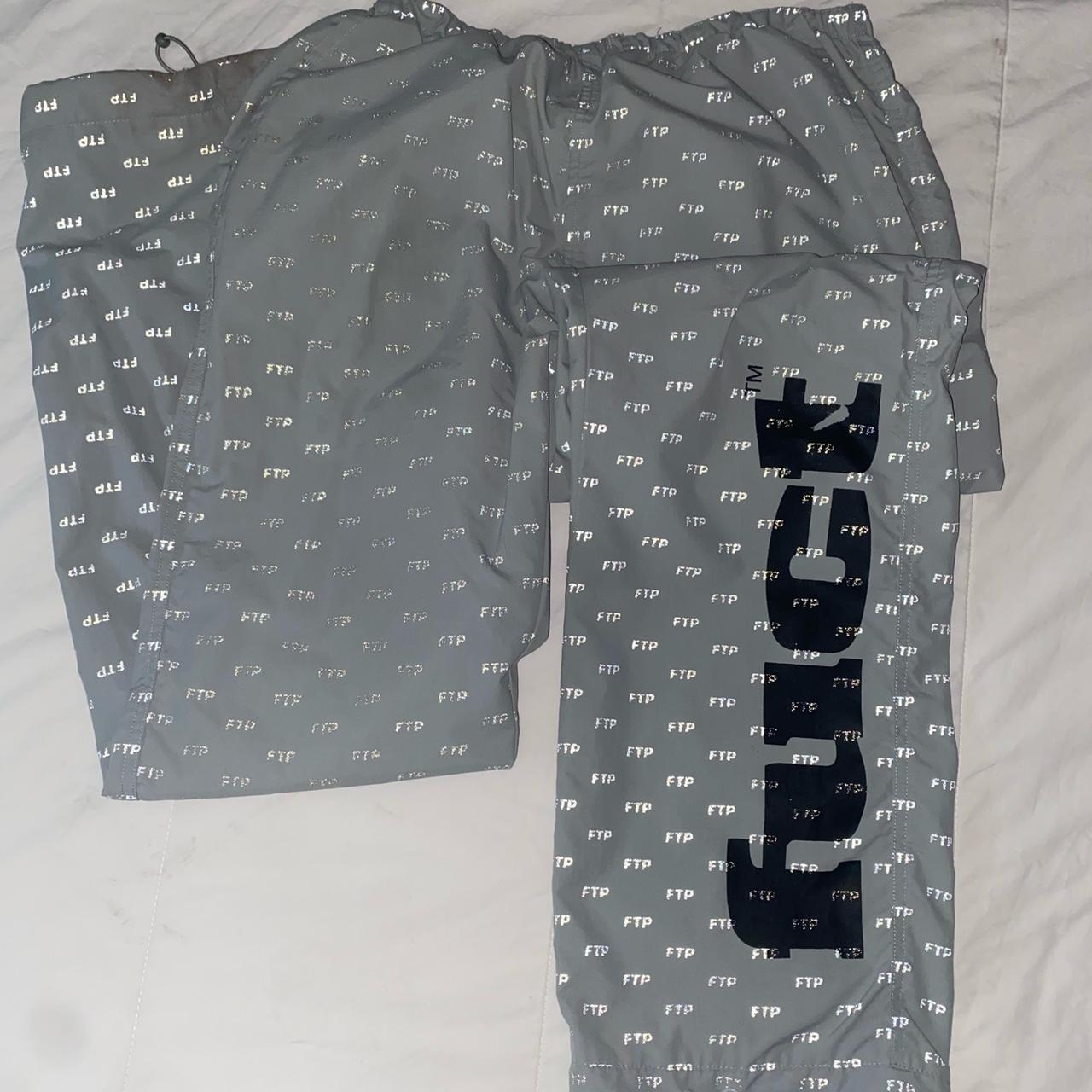 FTP x Fuct 3M reflective track pants Size S hard... - Depop