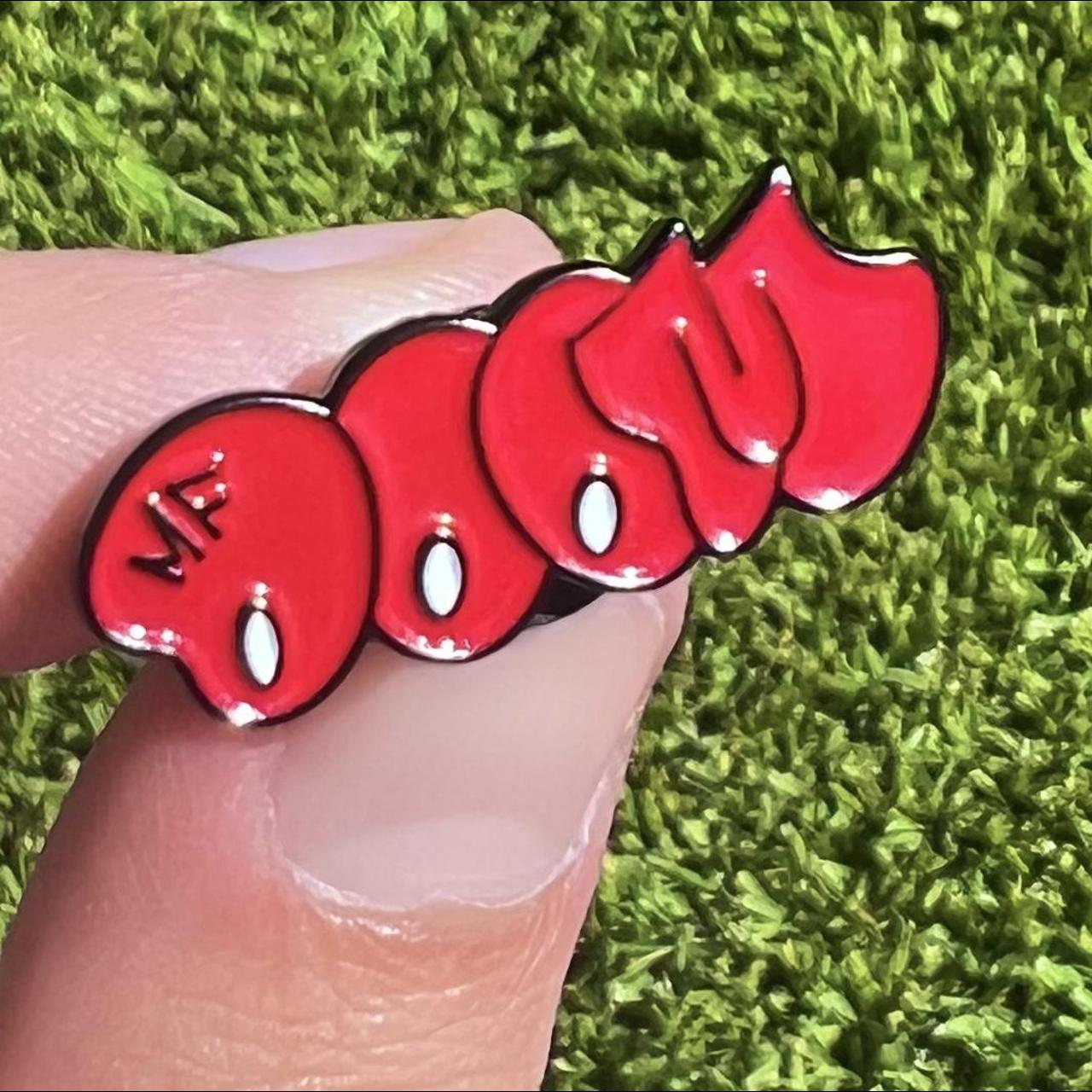 MF DOOM acrylic/ metal pin #MFDOOM #quasimoto #y2k... - Depop