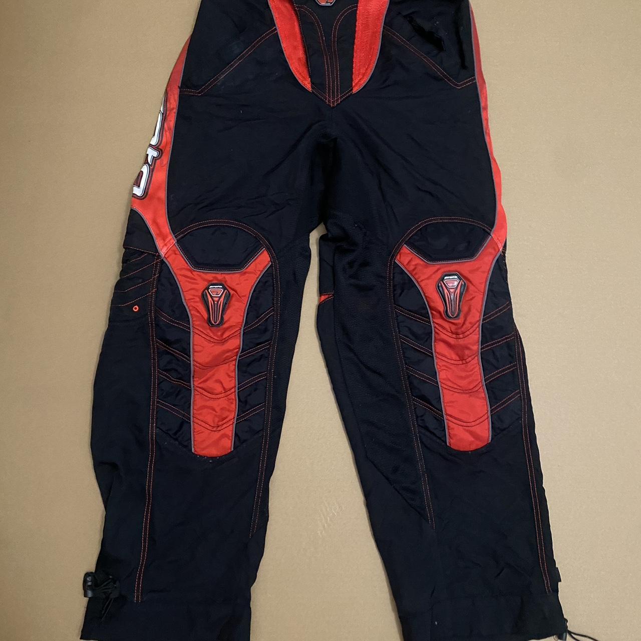 Proto Paintball Pants Red Black Size medium #paintball | Depop