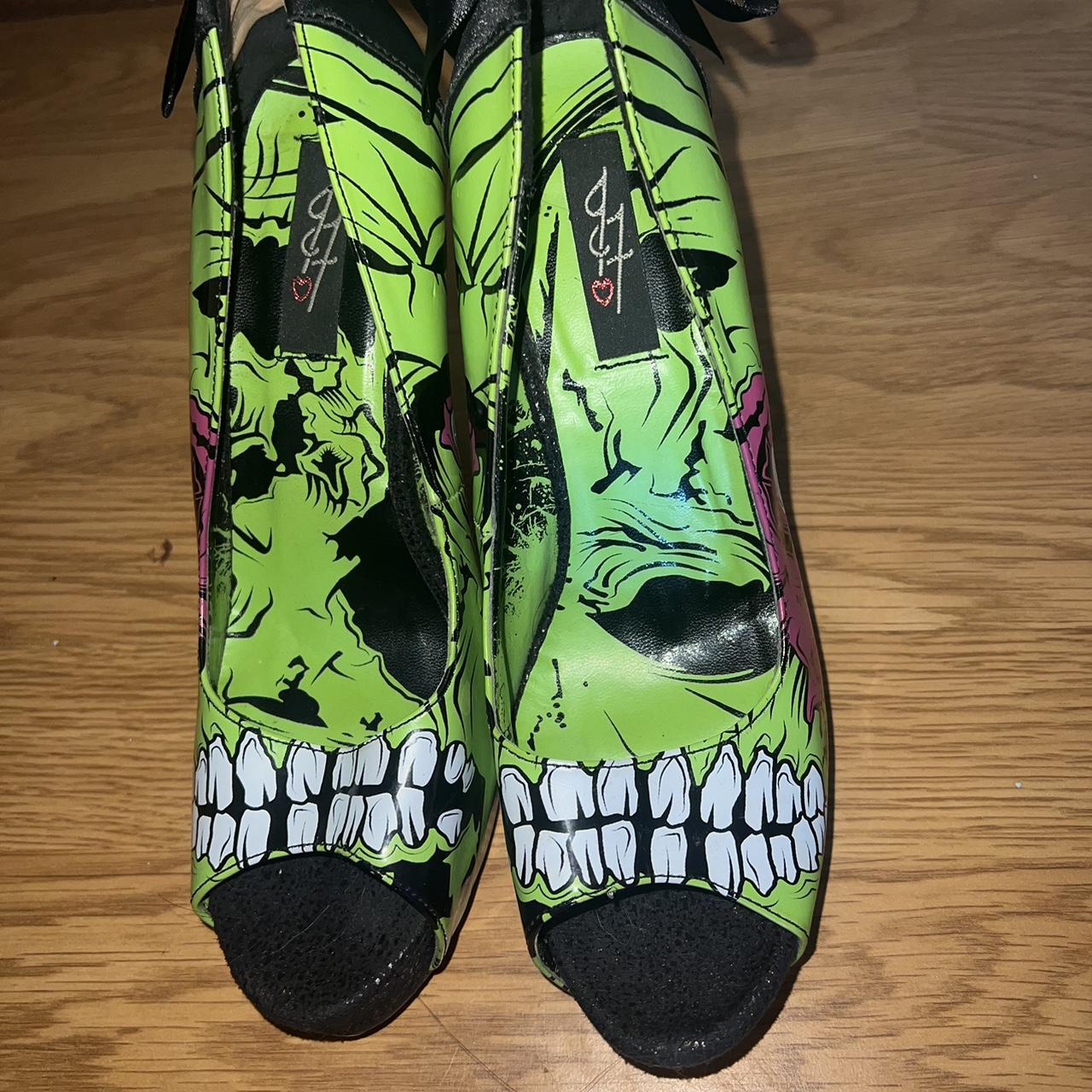 iron fist zombie heels #rockabilly #zombie #biker... | Depop