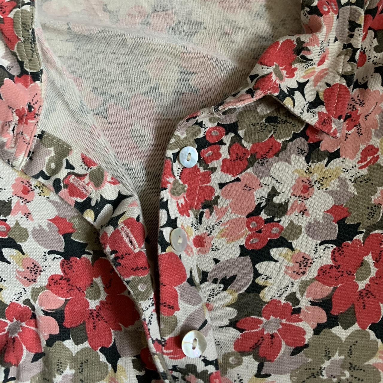 Cath Kidston Pink floral jersey t-shirt dress Pit to... | Depop