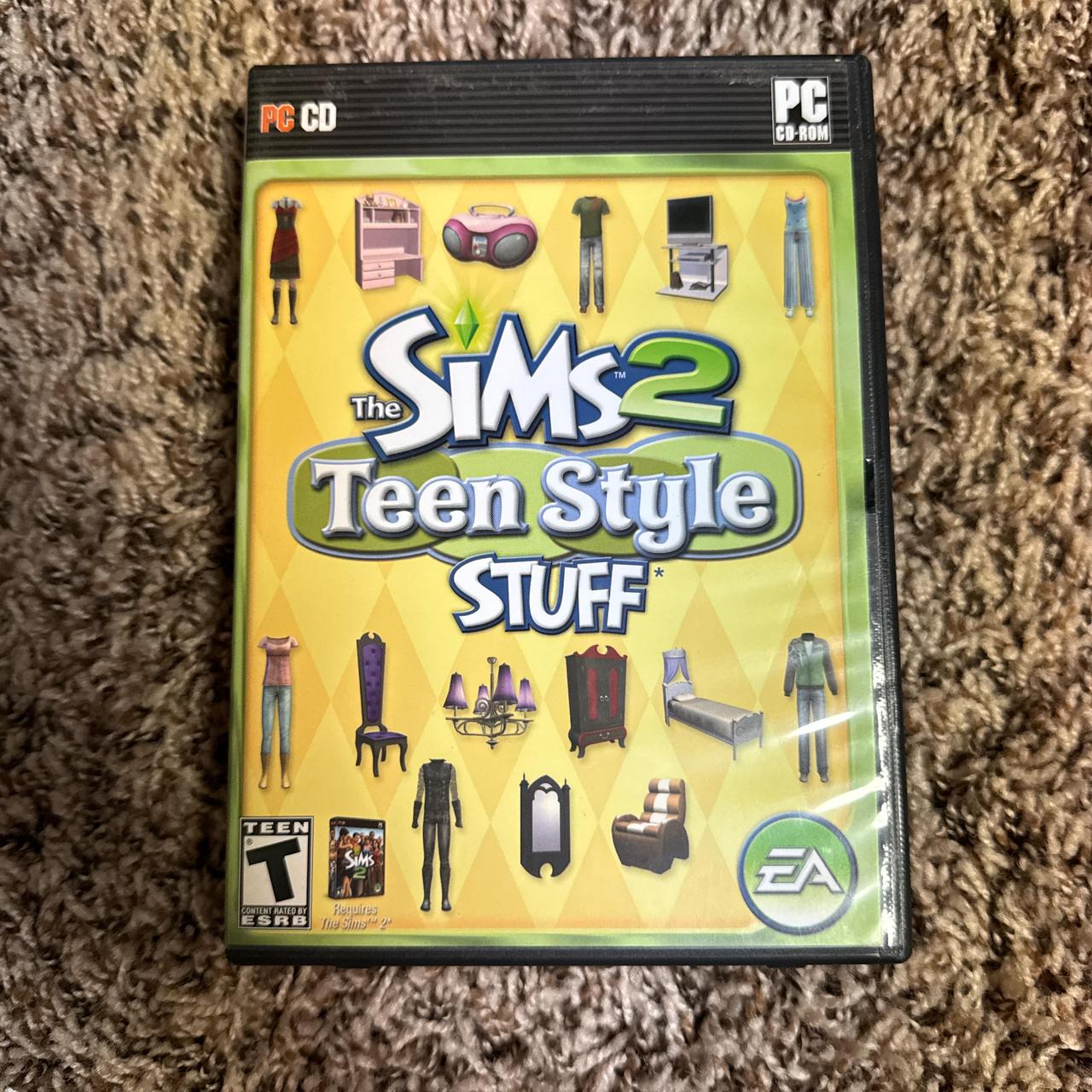 THE SIMS 2 TEEN STYLE STUFF UNSEALED NO DISC DAMAGE - Depop