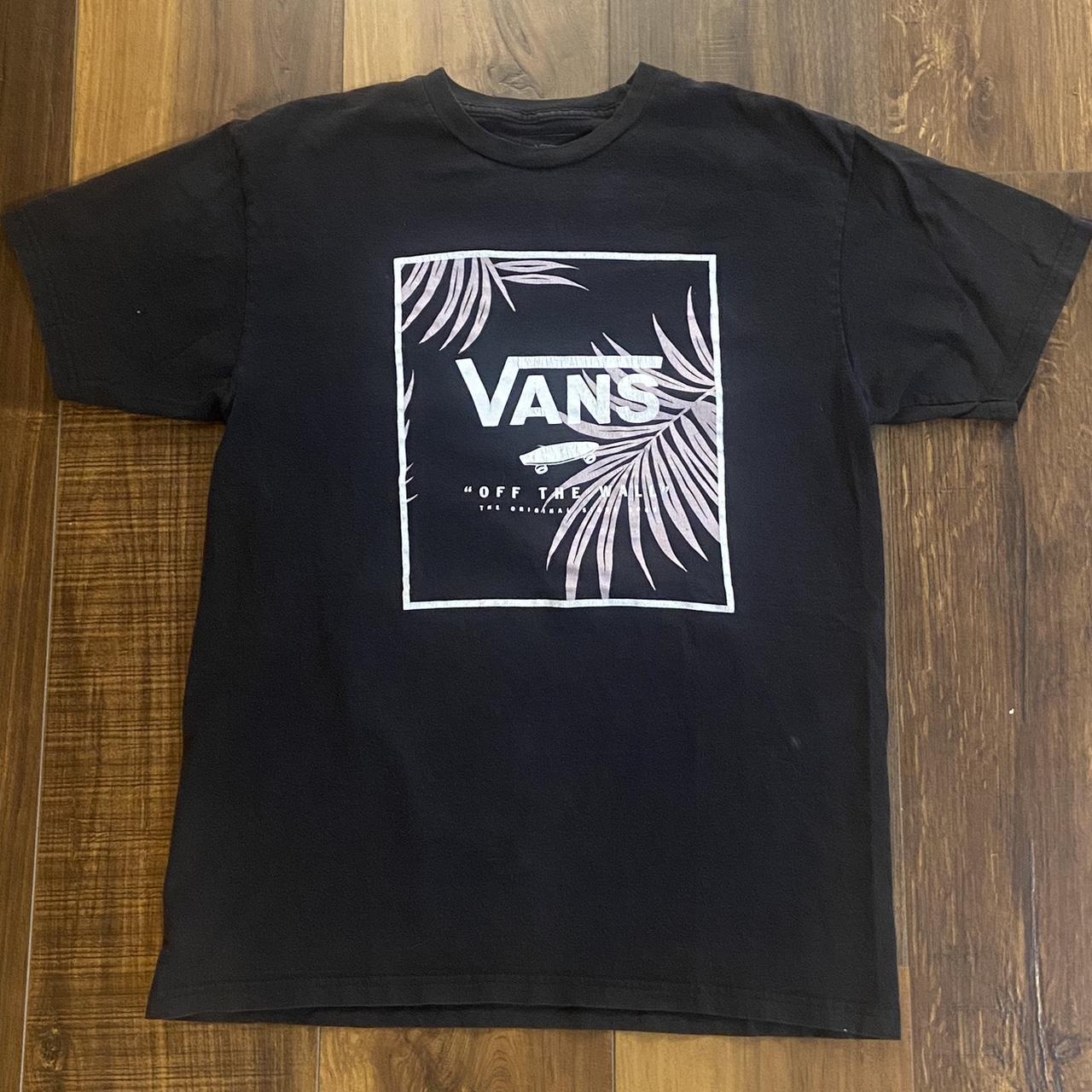 Vans T-shirt Really cool design for the front logo,... - Depop