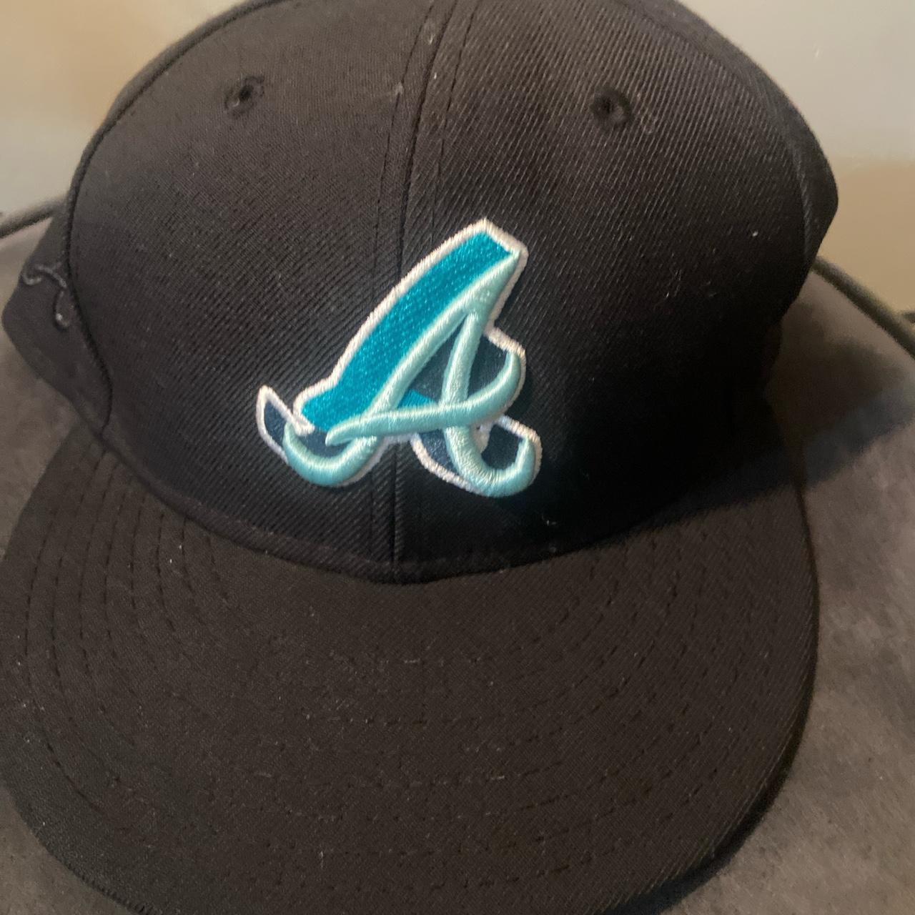 Atlanta Braves Custom Embroidered Fitted New Era Hat... - Depop