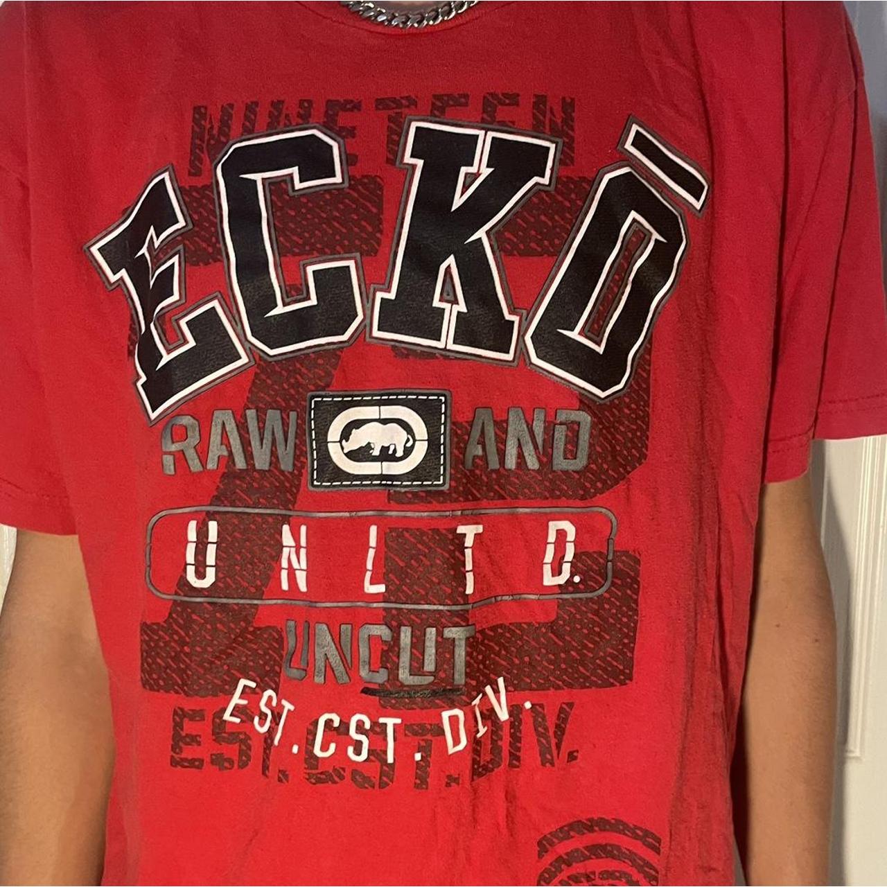 Y2k Ecko Unltd Tee Size xl No flaws - Depop