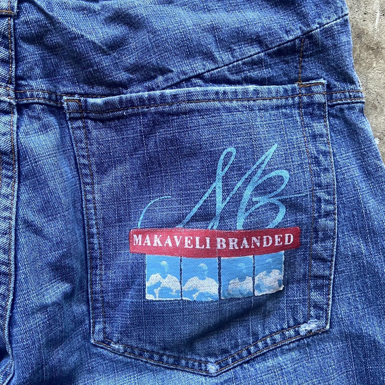 Vintsage Makaveli Branded Tupac Jeans Size 38 Has... - Depop