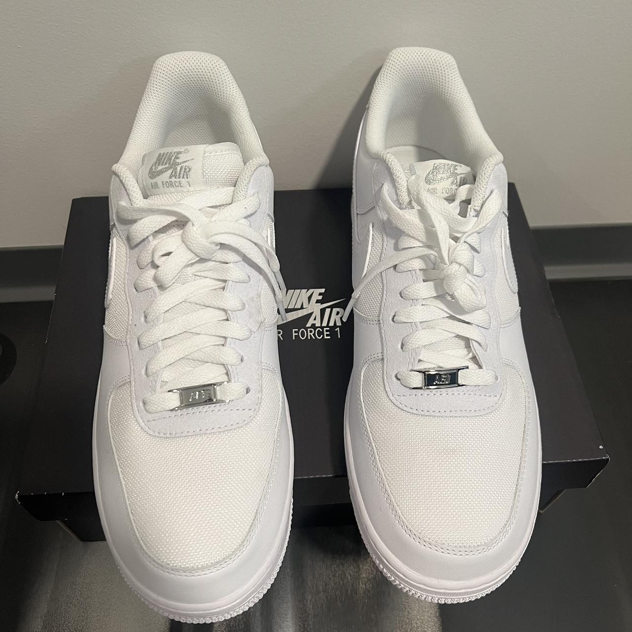MENS WHITE NIKE AIR FORCE 1 UNWORN SIZE 11.5 #nike... - Depop