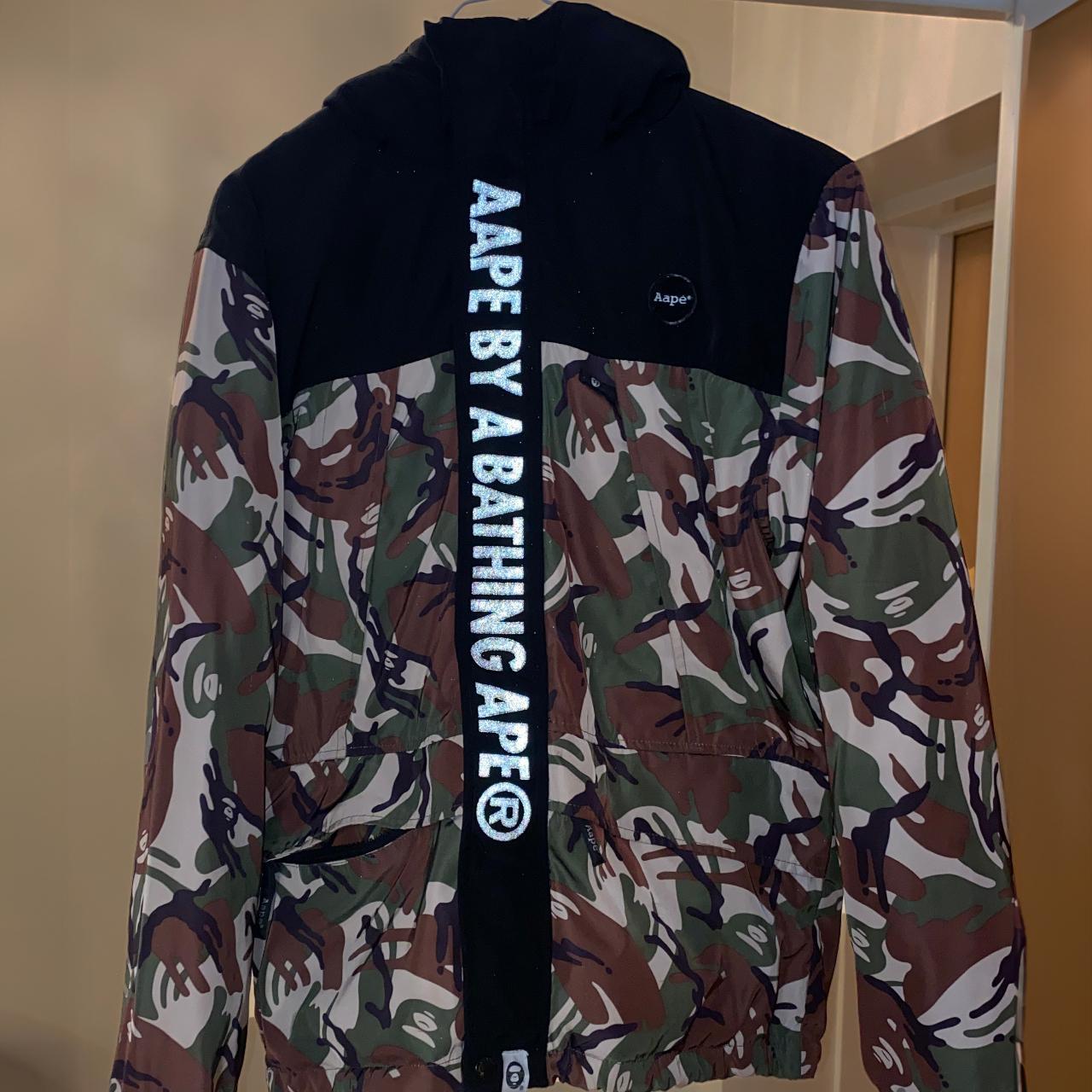 Aape by A Bathing Ape Puffer Jacket Camo. Size L... - Depop