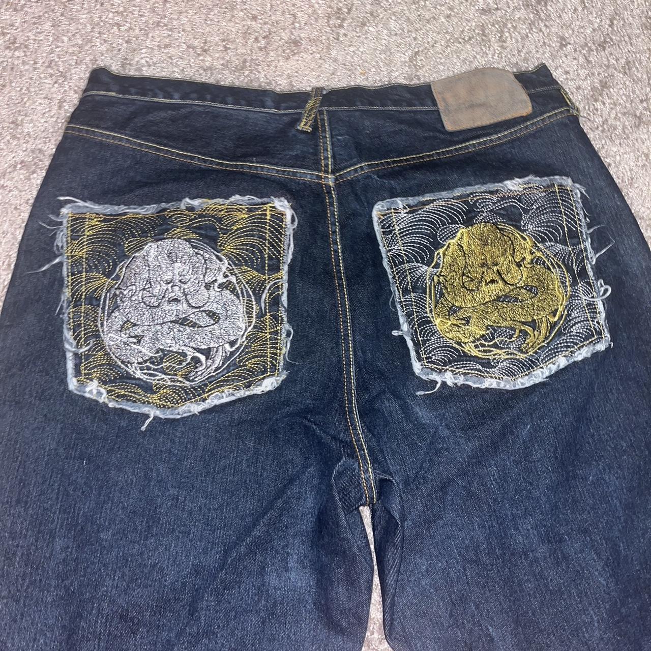 RMC jeans (Red Monkey Company) very baggy. Tagged 38... - Depop