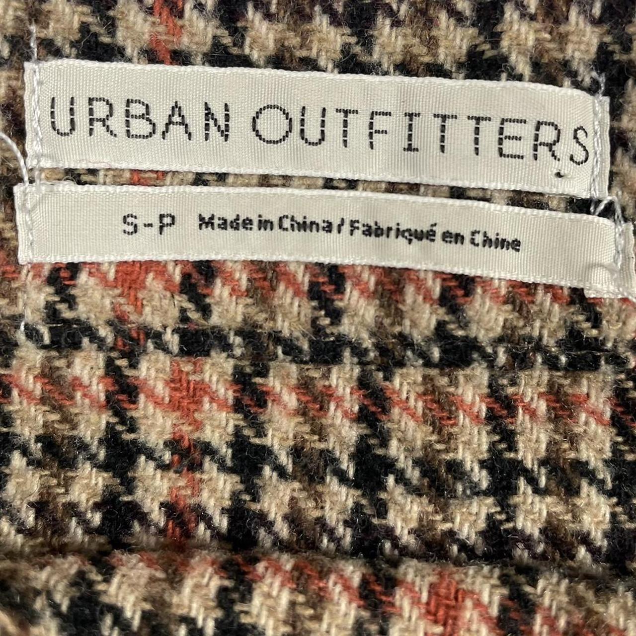 Earthy academia tartan plaid skirt from urban... - Depop