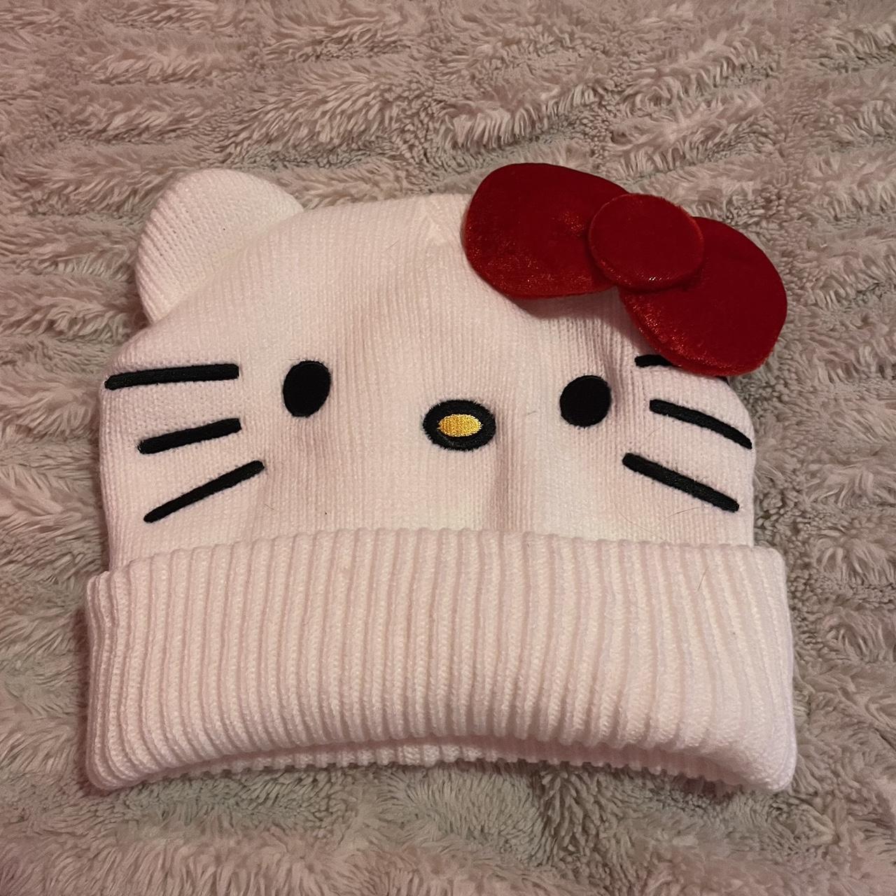 hello kitty beanie #hellokitty - Depop