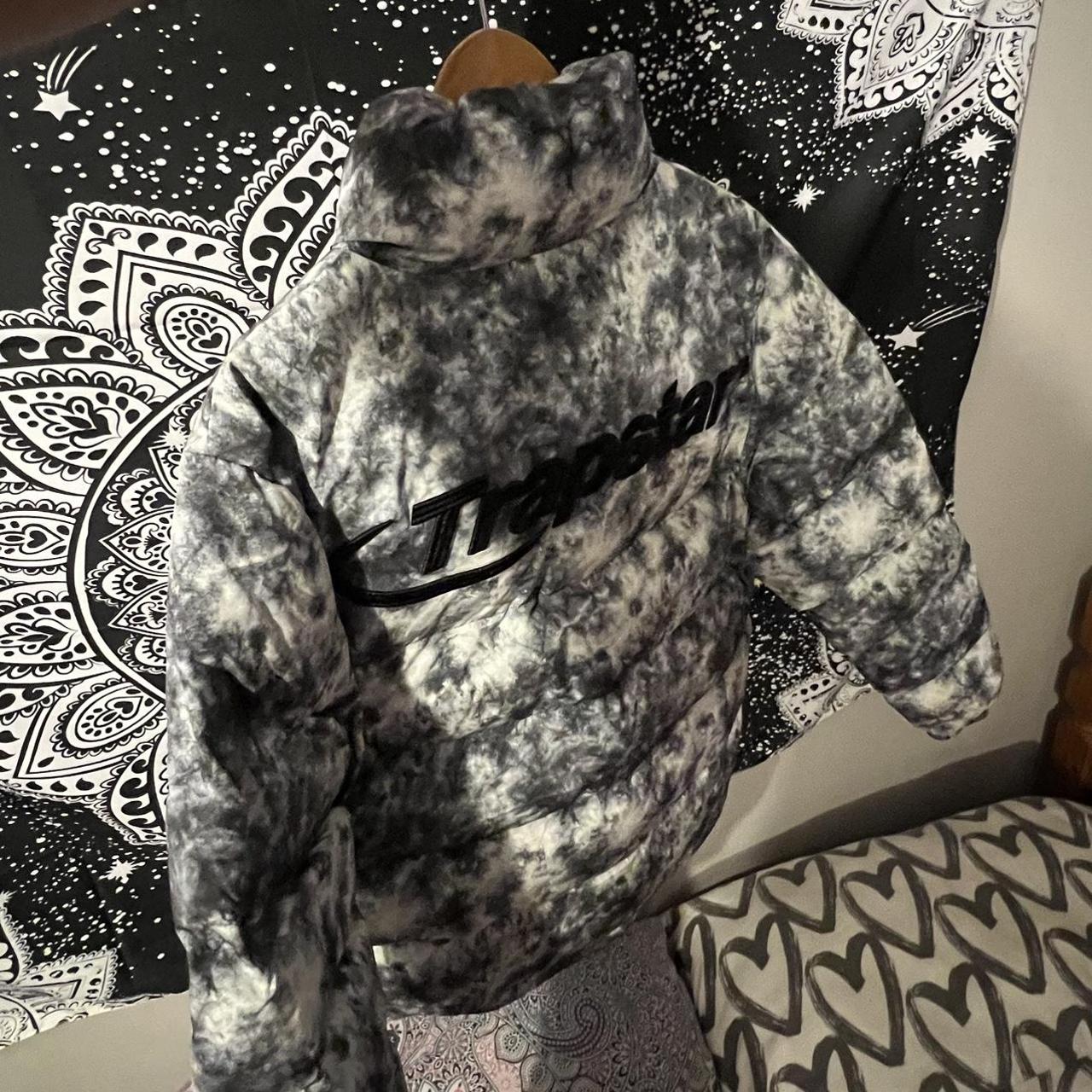 Trapstar Men's Black and Grey Jacket | Depop