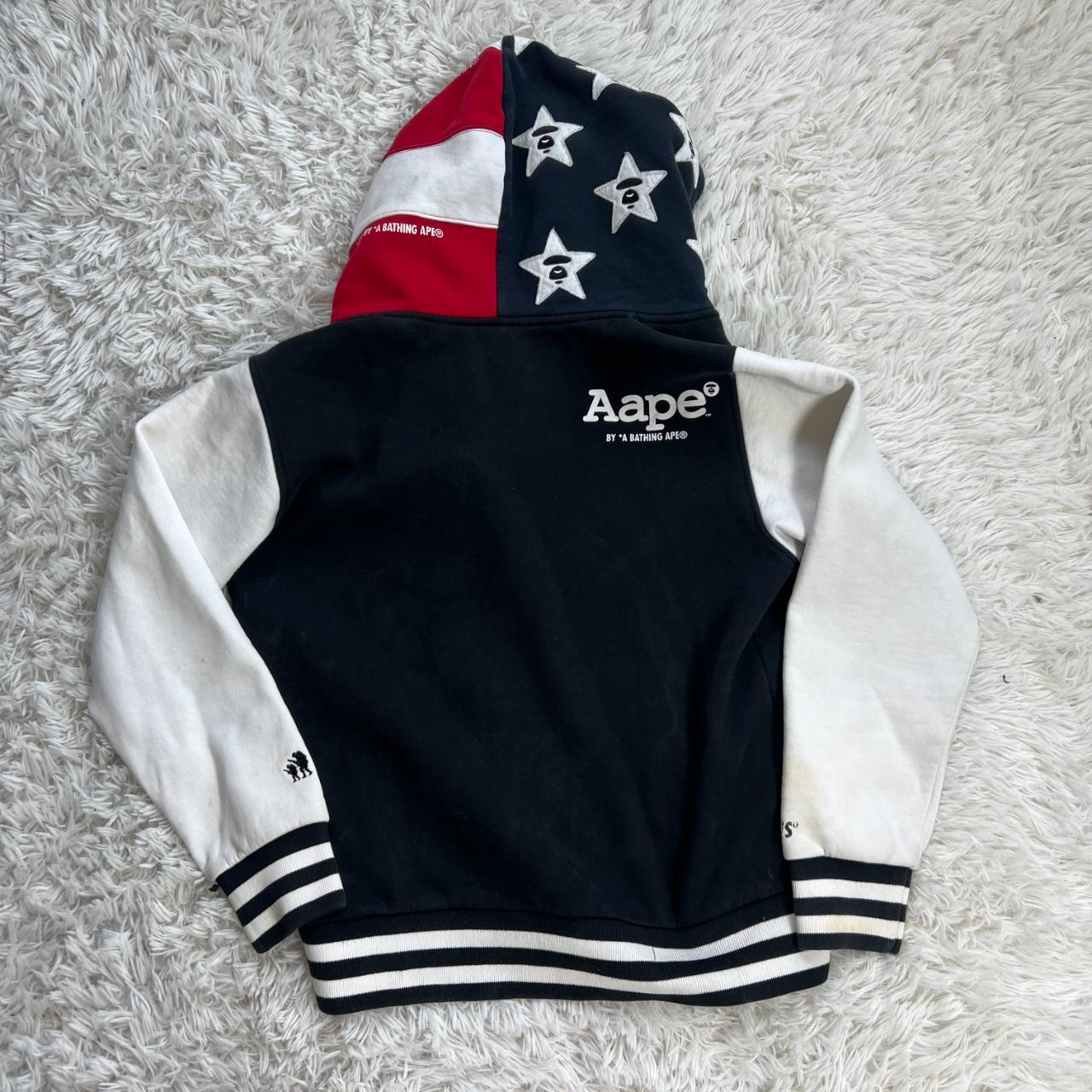 Rare AAPE by Bape varsity jacket - Depop