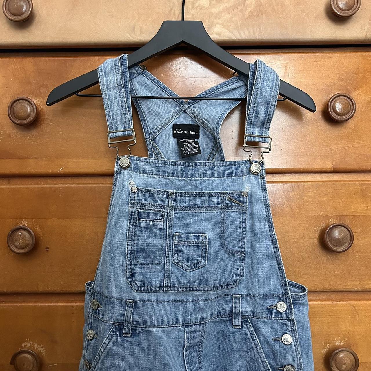 vintage overalls shorts so cute! just own too... - Depop