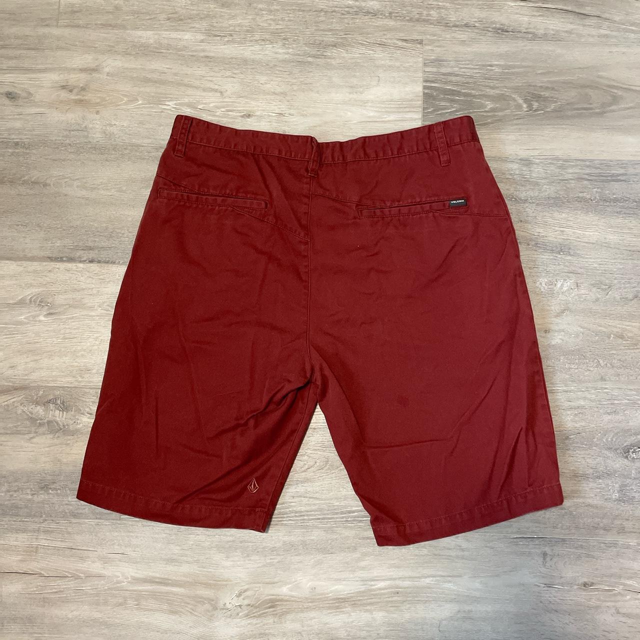 Size 36 volcom shorts. These are a very unique color... - Depop