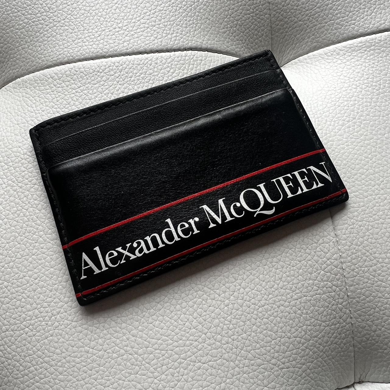 Alexander McQueen Cardholder Black Mens Wallet - Depop