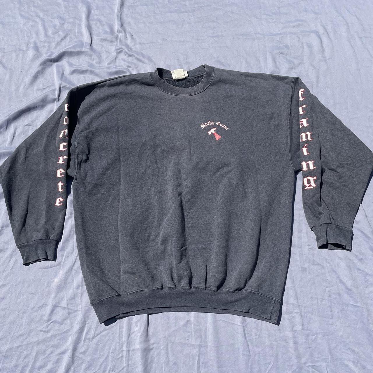 vintage grunge hanes crewneck size 2xl - Depop