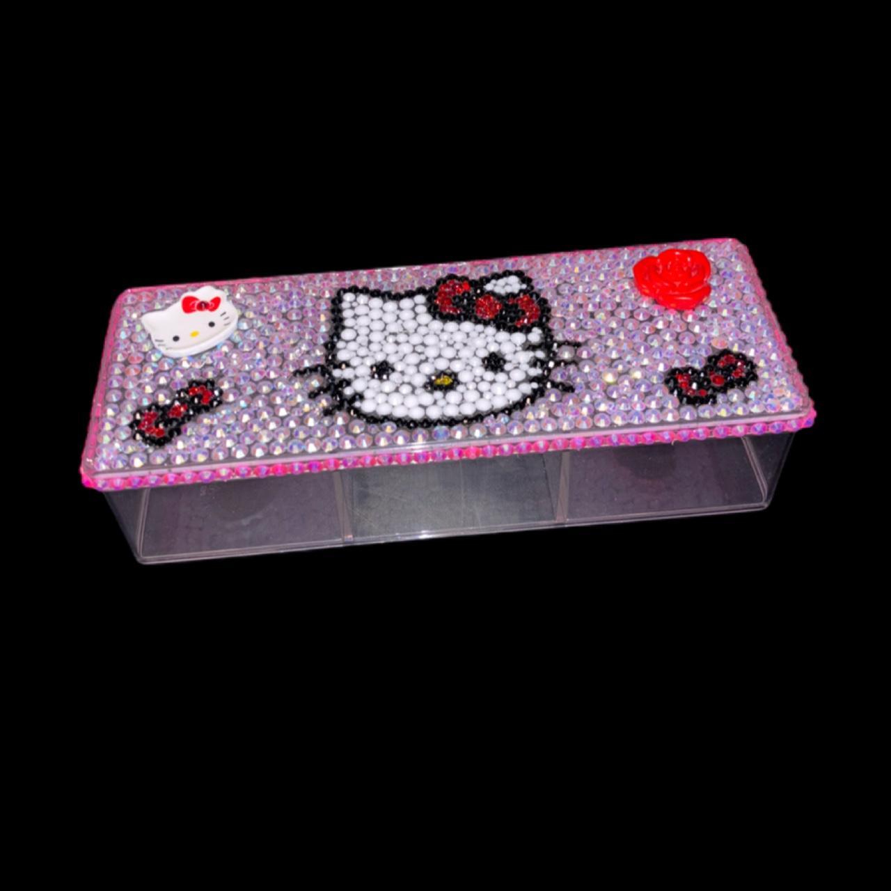 Welcome, Custom Hello Kitty trinket box! So pretty... | Depop