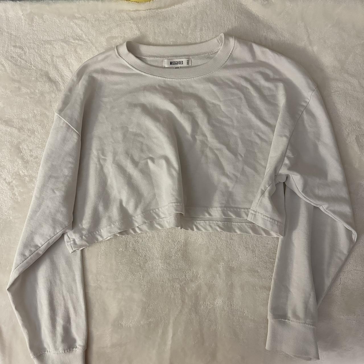 Missguided Women's White Crop-top | Depop