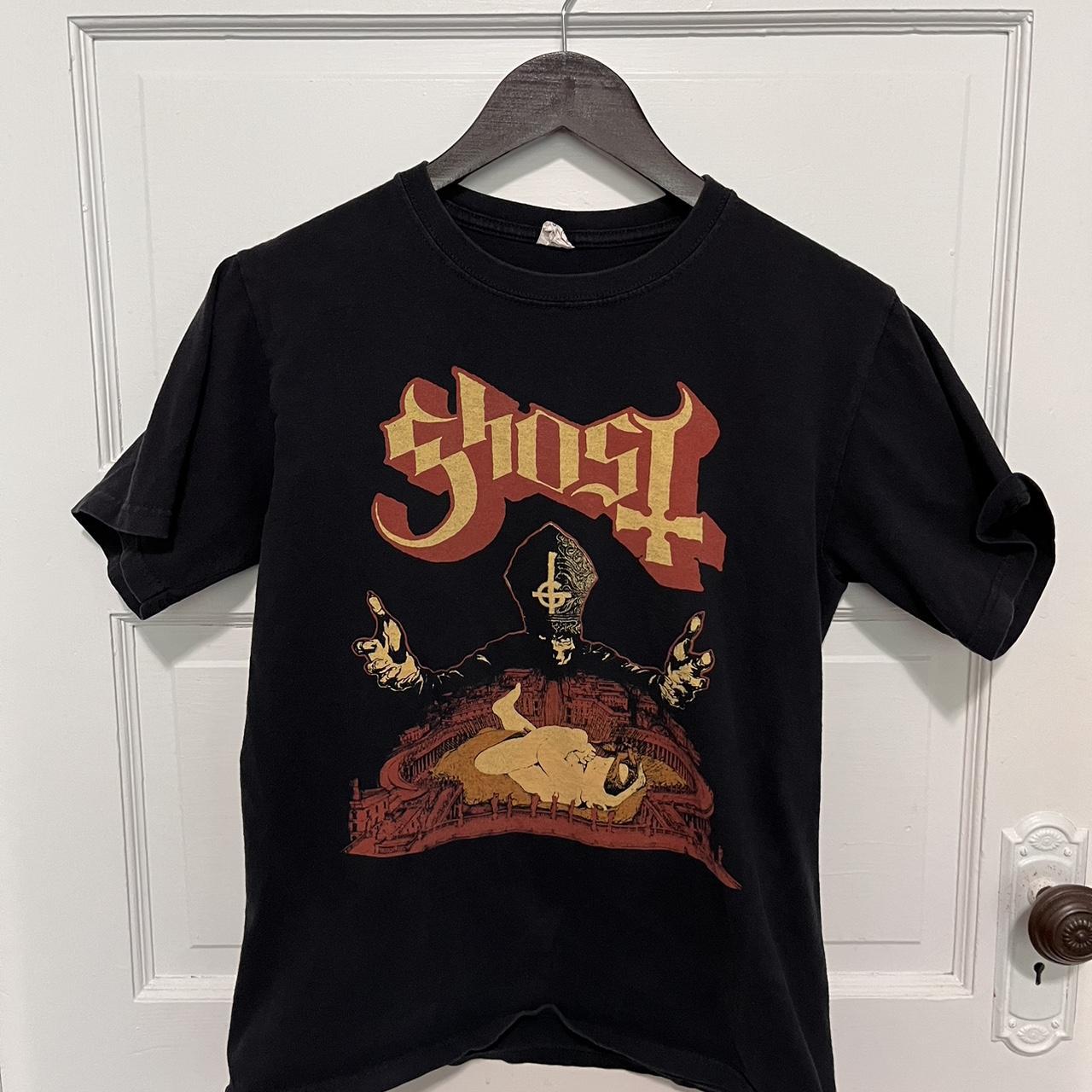 Ghost Shirt with a back hit. Art inspired from the... - Depop