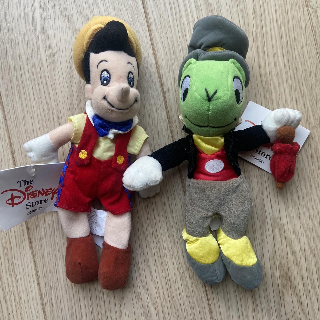 Pinocchio & Jiminy Cricket Disney store toys Sold... - Depop