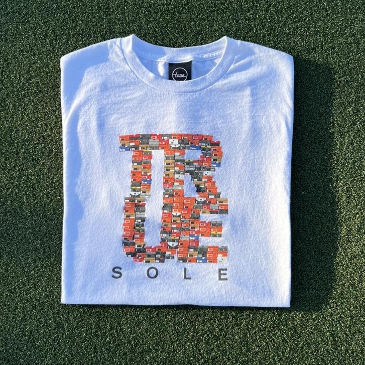 True Sole SF Shoe Box Logo White T Shirt Size... - Depop