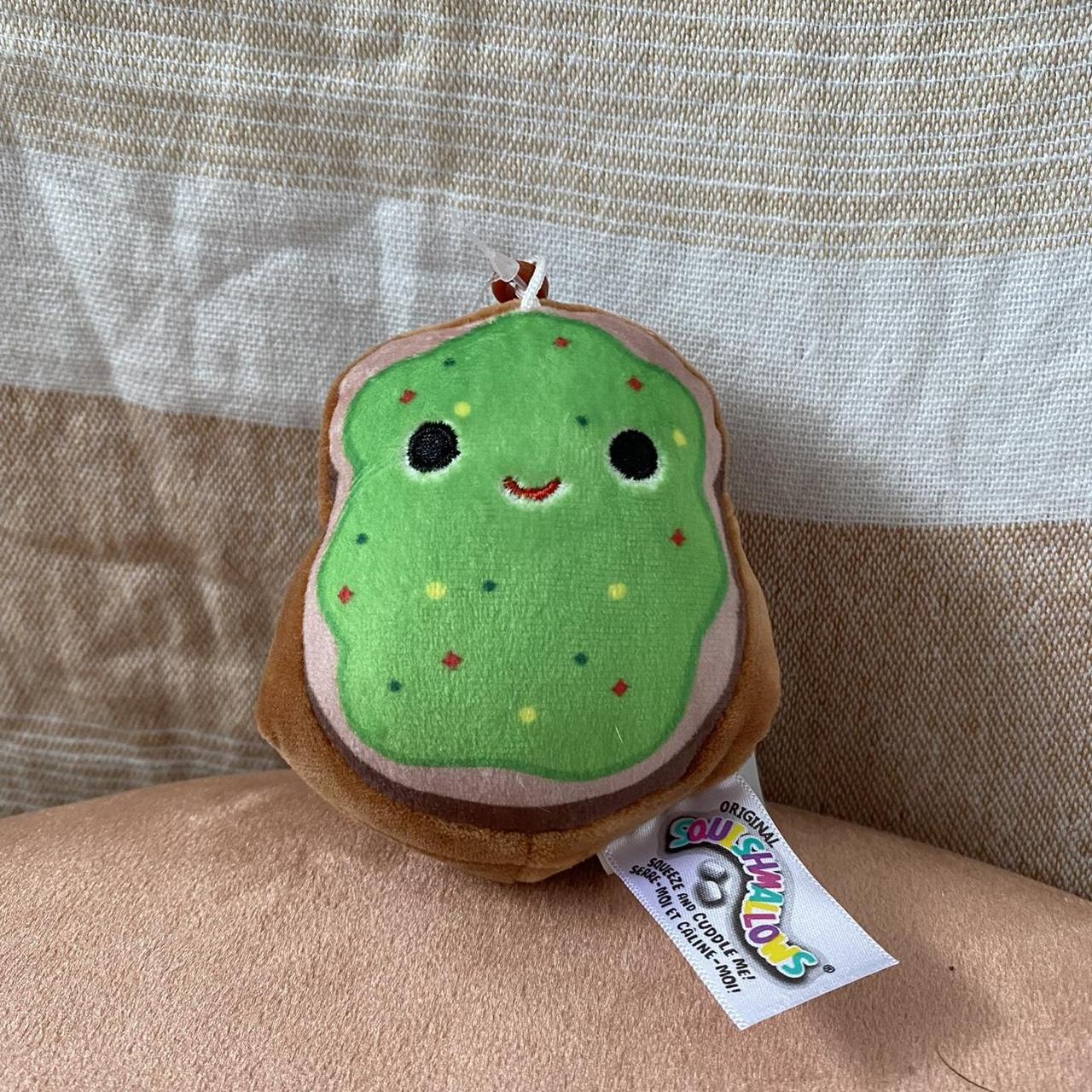 Sinclair avocado toast Squishmallow clip With... - Depop