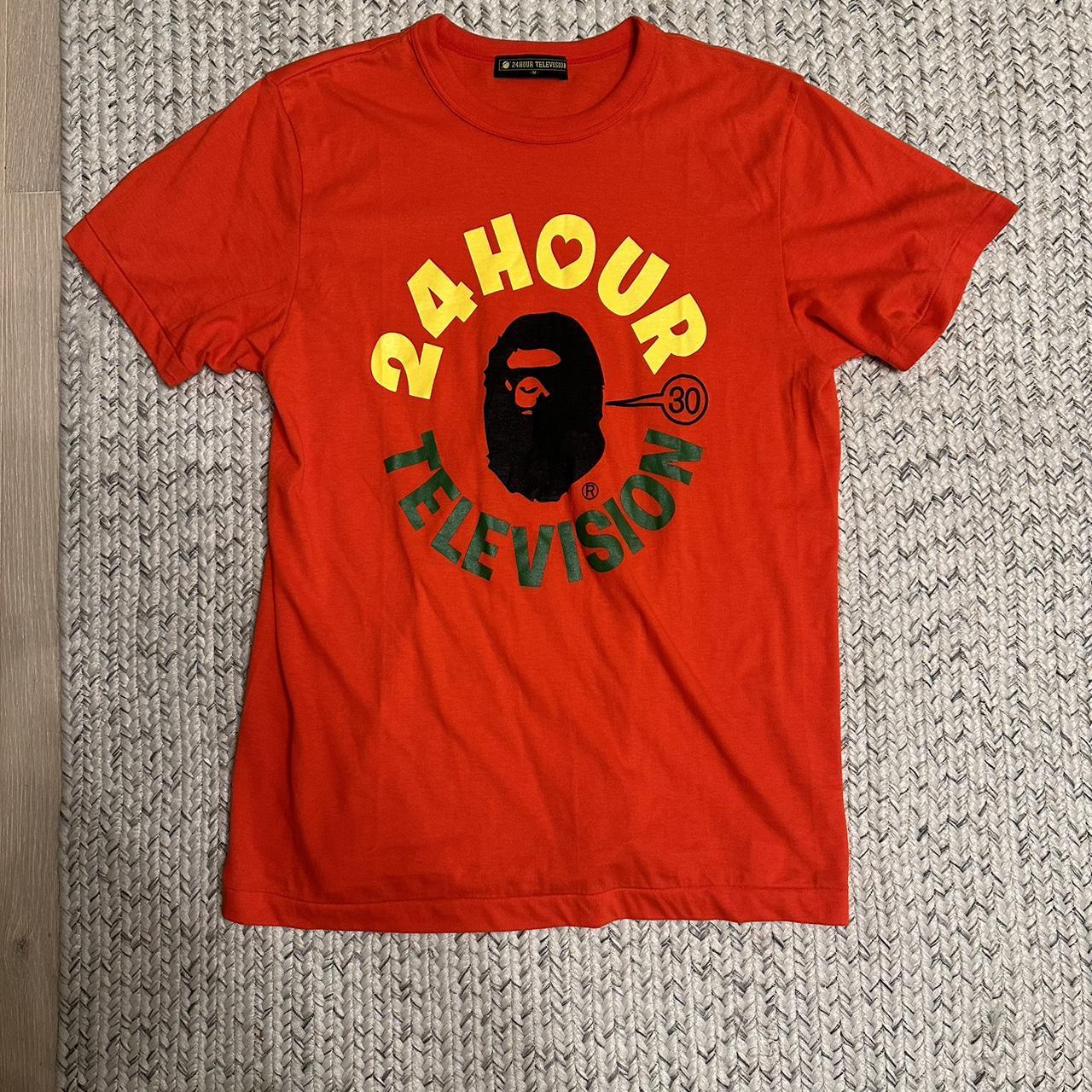 BAPE Men's Red T-shirt | Depop
