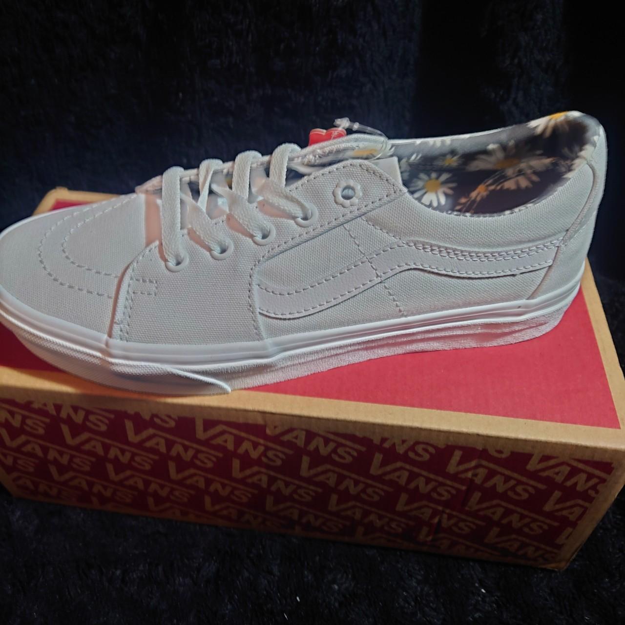 Vans Women's White Trainers | Depop