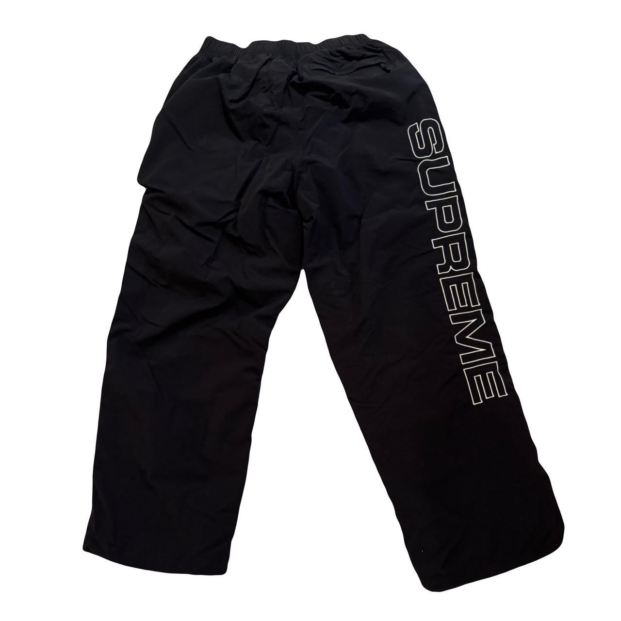 Supreme spell out double sided track pants. Low-key... - Depop