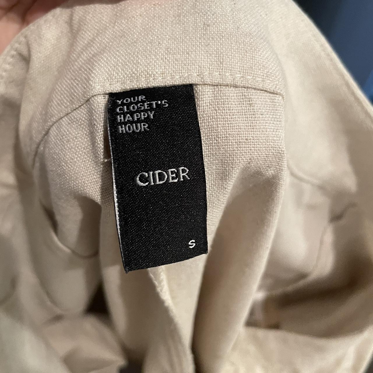 Cider linen pants in beige. Size S/8. Only worn... - Depop