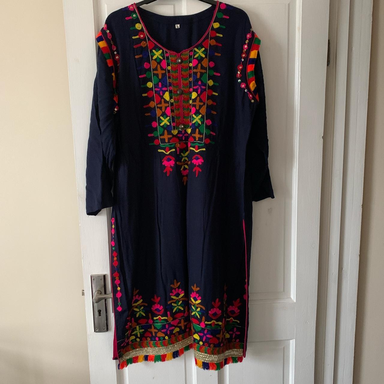 3 piece vintage boho dress Comes with dress,... - Depop