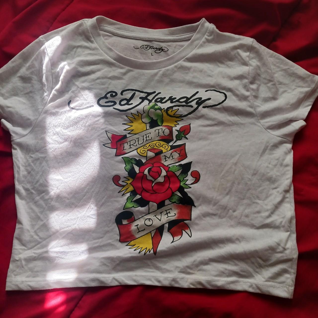 Ed hardy baby tee #Edhardy #hardy - Depop