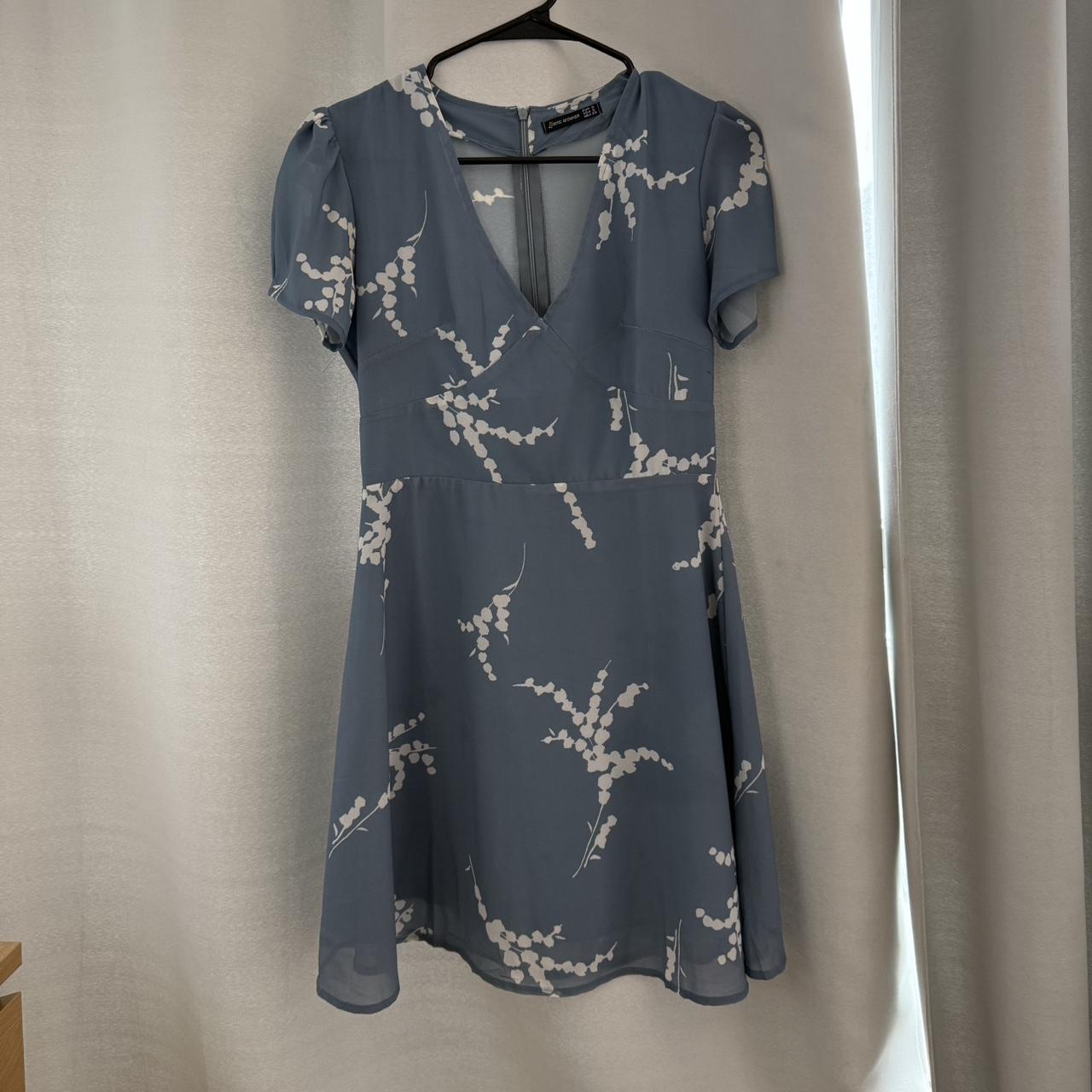 Realisation par Luella dress dupe blue mini dress... | Depop