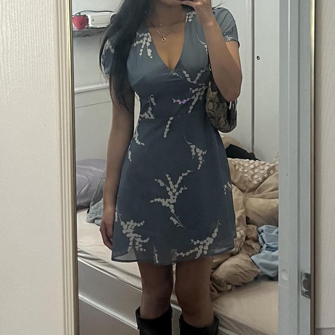 Realisation par Luella dress dupe blue mini dress... | Depop