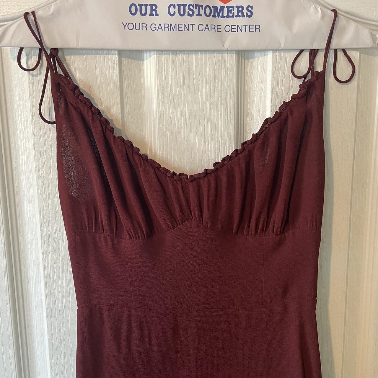 Perfect condition midi Embry Reformation dress! Size... - Depop