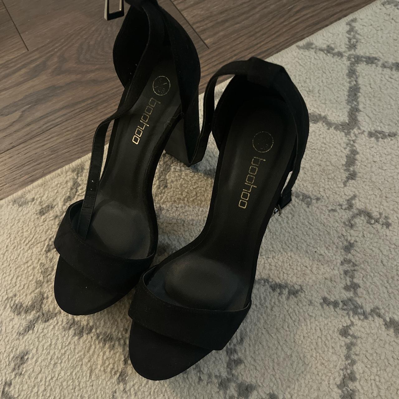 Lightly worn black ~4 inch heels - Depop