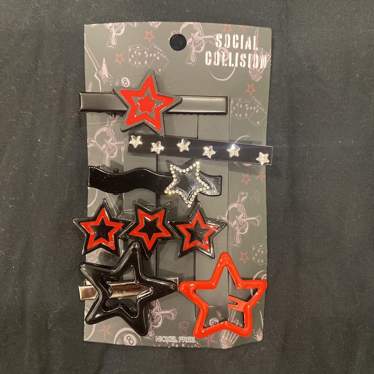 Hot topic cyber punk hair clips brand new #cyberpunk... - Depop