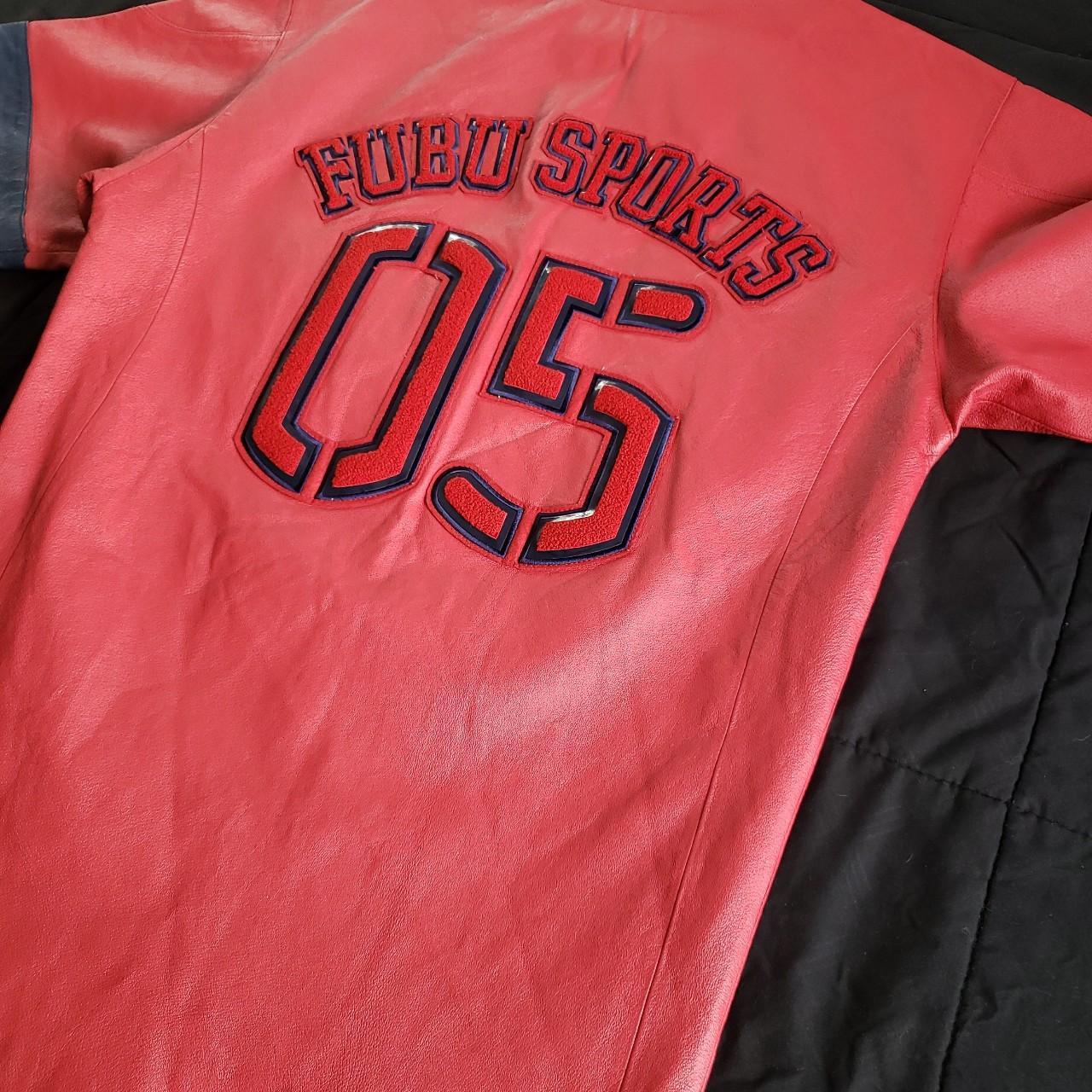 Vintage Fubu Jersey (leather) - Depop